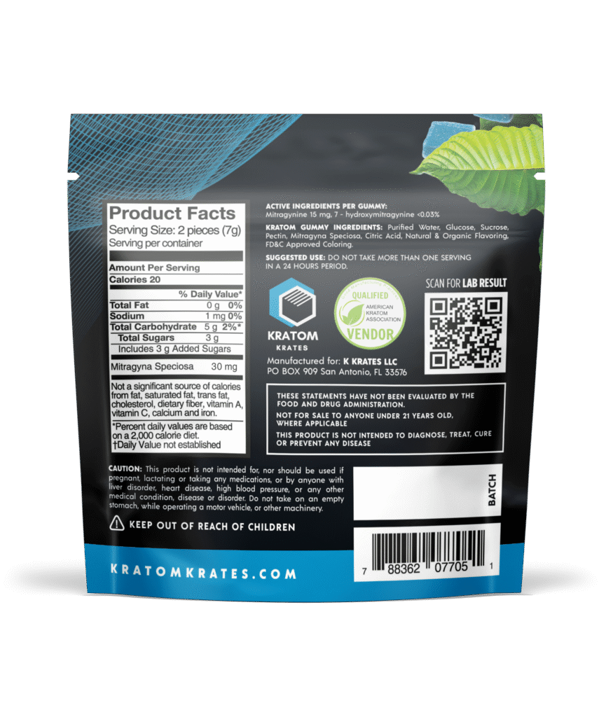 Kratom Extract Gummies - Free Shipping - Kratom Krates